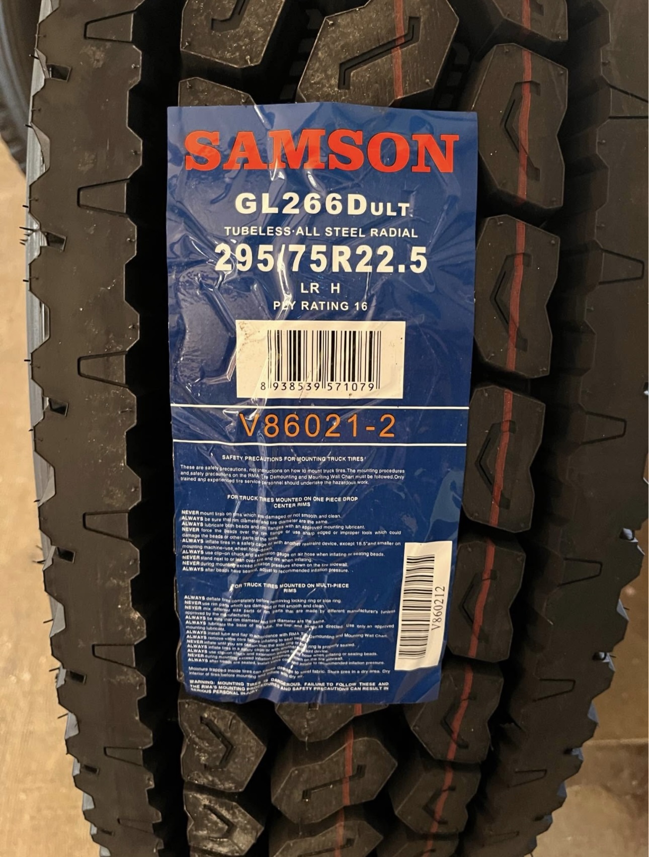 Samson 295/75R22.5 Drive Tires – Best Price in Denver, Colorado – Fleet ...